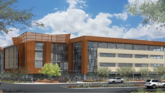 New building under construction at ASU SkySong in Scottsdale - Phoenix ...
