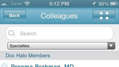 Doc Halo app lets doctors text on iPhones and Androids securely and ...