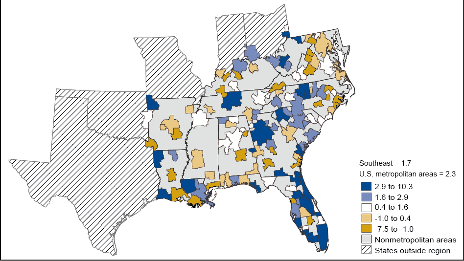 Metro Atlanta’s real GDP 10th best in the nation in 2014 - Atlanta ...