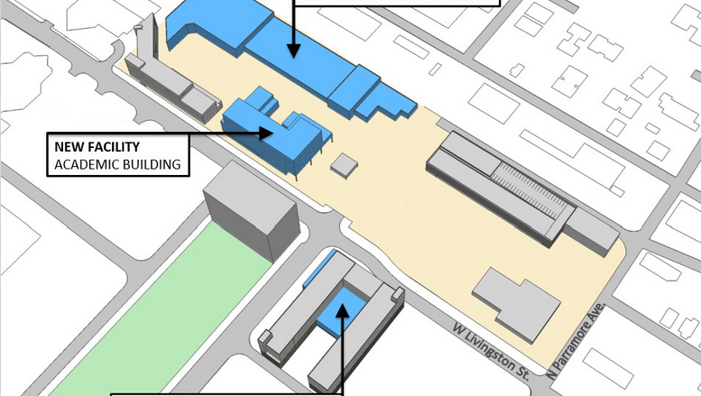 Ucf Campus Map Printable University Of Central Florida Campus Map Art