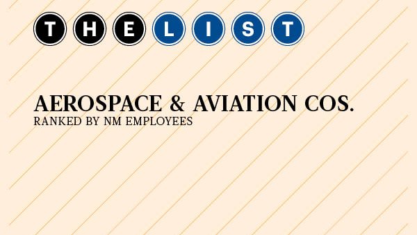The Business First list of New Mexico aerospace and aviation companies ...