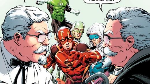 Col. Sanders teams up with Green Lantern and The Flash in new DC Comics ...