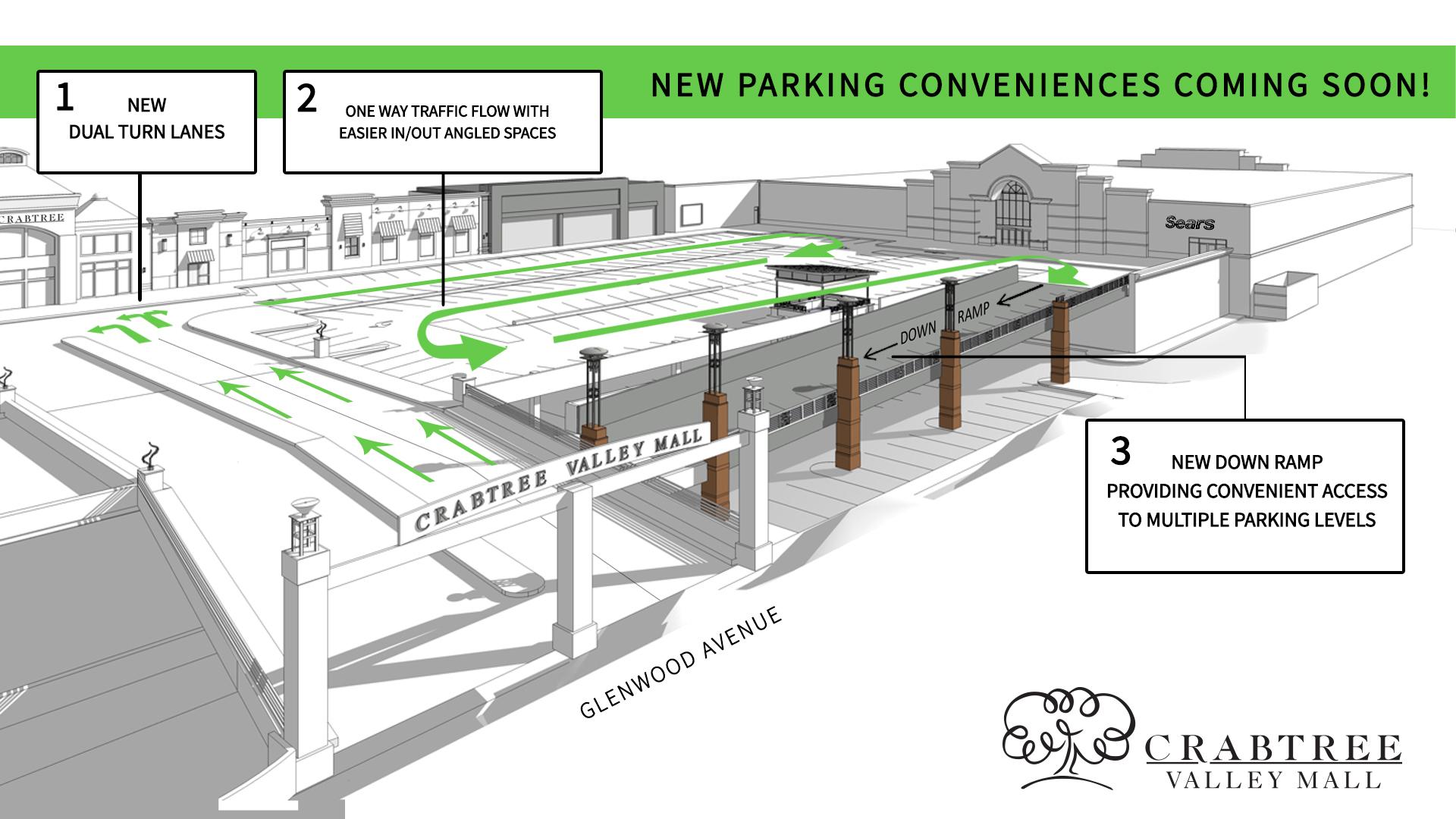 Crabtree Valley Mall opens new Glenwood Avenue deck expansion ...