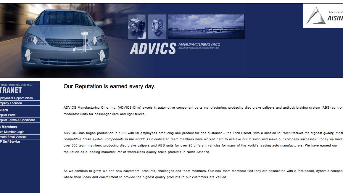 Warren County manufacturer ADVICS investment will top $150 million ...