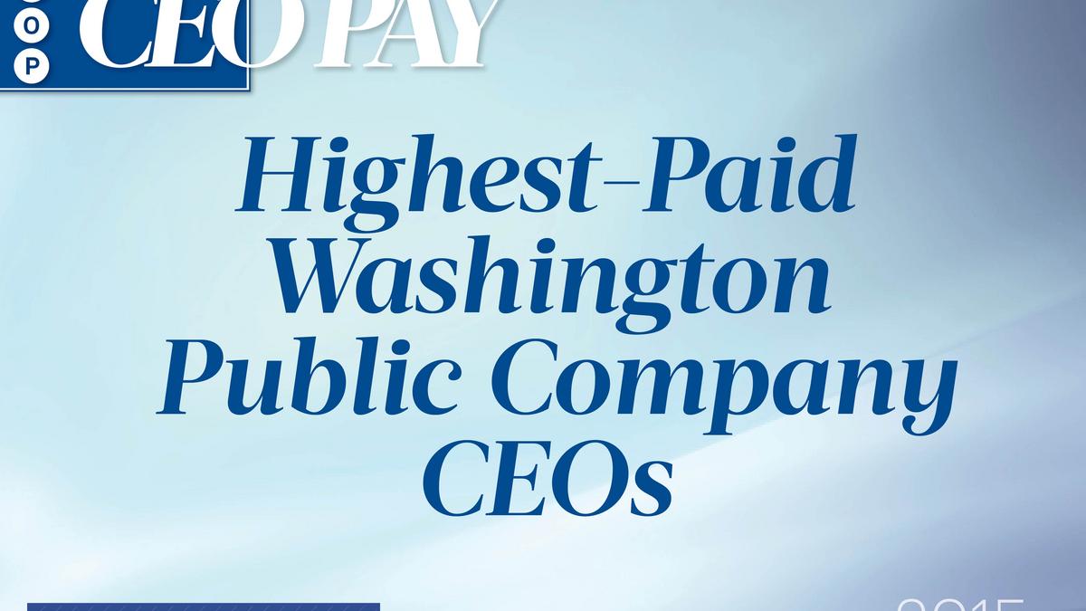 Pay day: What Washington state's public company CEOs earned - Puget ...