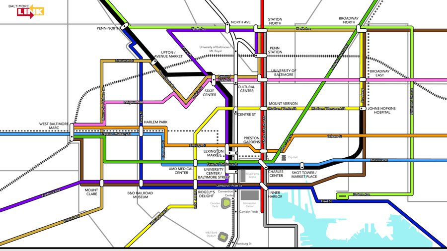 CityLink Downtown Map