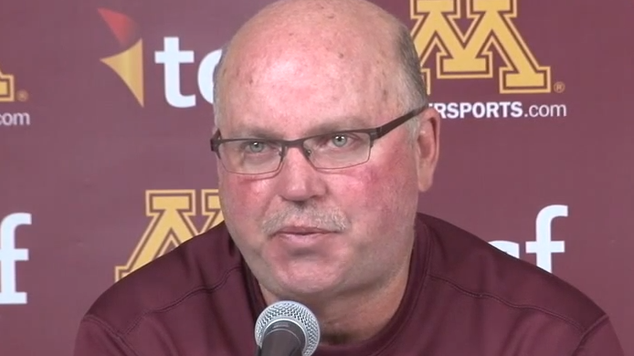 Gophers football coach Jerry Kill offers advice in emotional goodbye ...