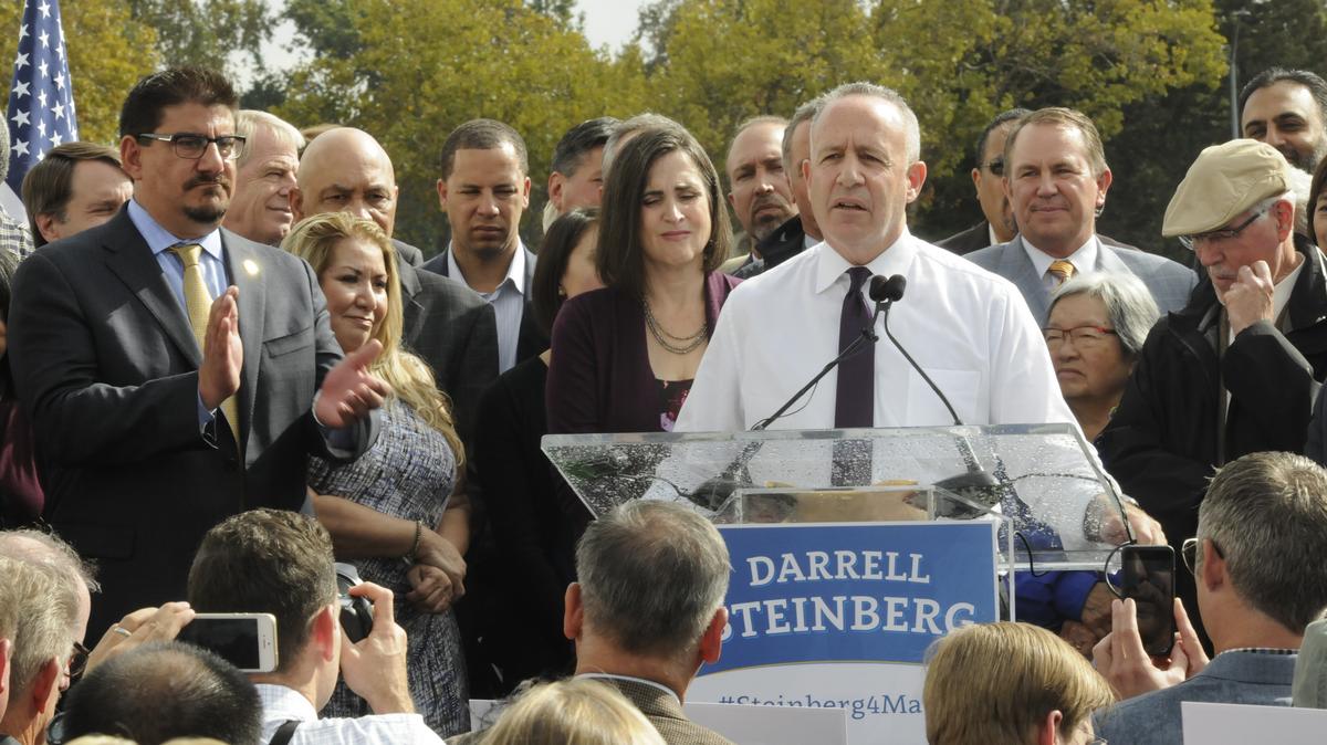 Darrell Steinberg says he would use Capitol connections if elected ...