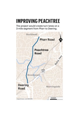 Stretch of Peachtree Road slated for overhaul - Atlanta Business Chronicle