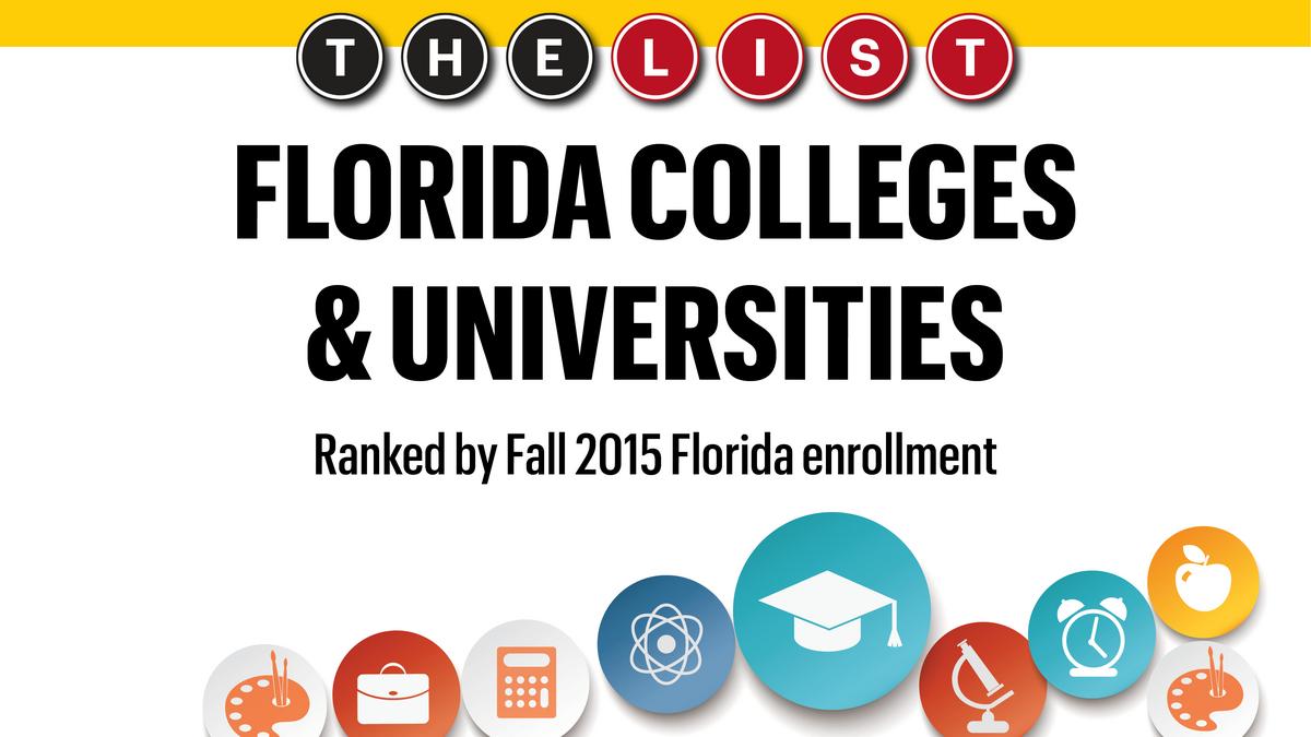 The List: Florida Colleges & Universities - South Florida Business Journal