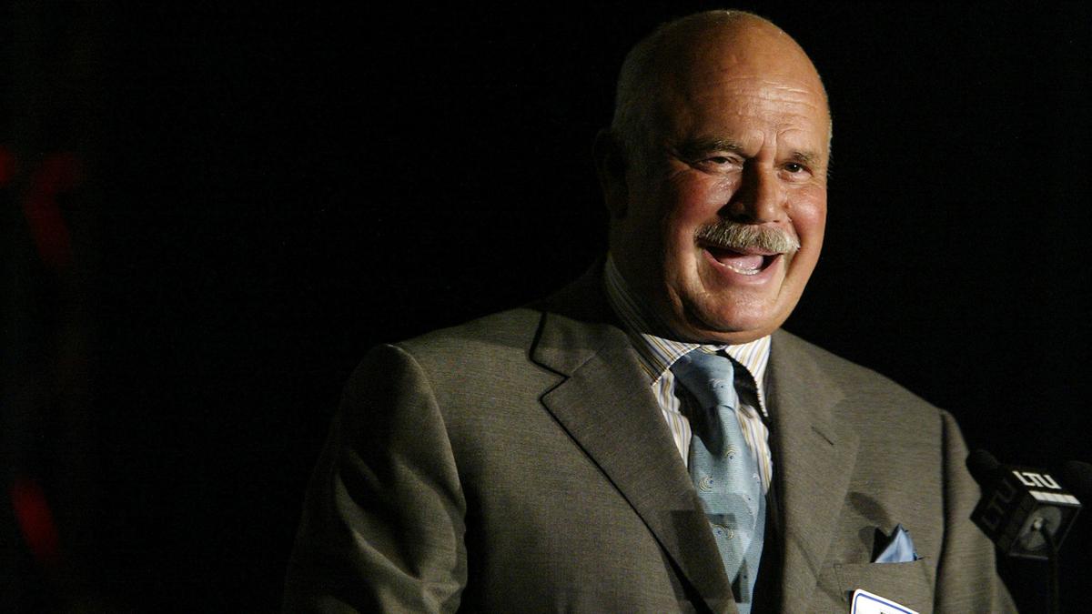 Carolina Hurricanes owner and Compuware founder Peter Karmanos looks ...