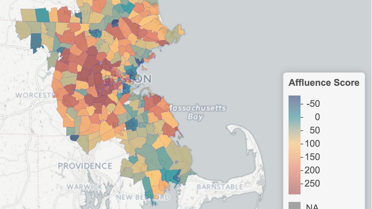 Rich state, poor state: The most — and least — affluent communities in ...