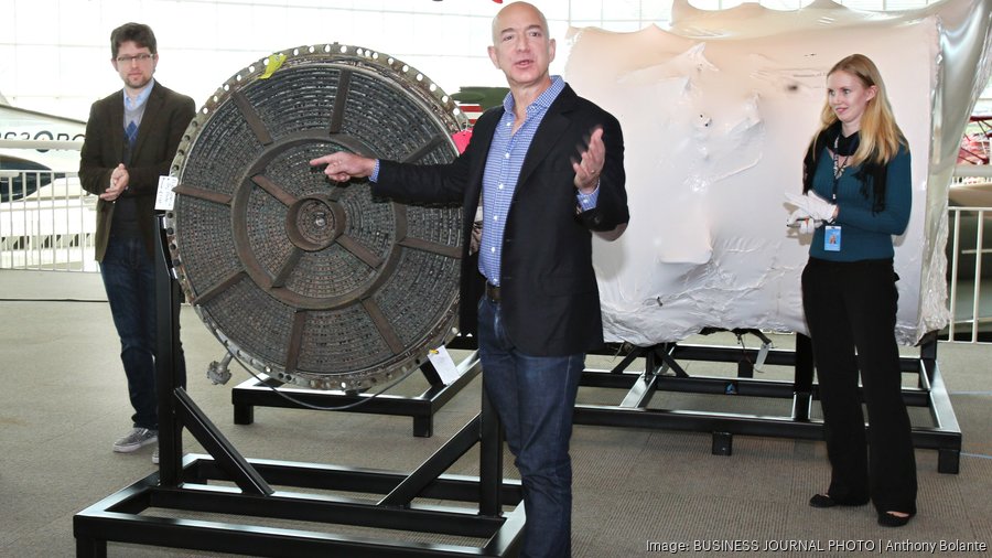 Bezos shows off recovered Apollo engines as NASA donates artifacts to ...