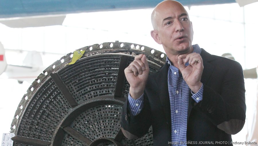 Bezos shows off recovered Apollo engines as NASA donates artifacts to ...