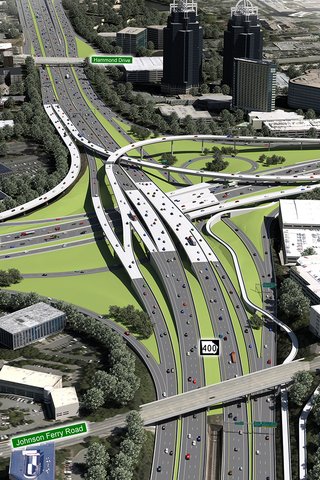 I-285/Georgia 400 transformation moves forward with smaller price tag ...