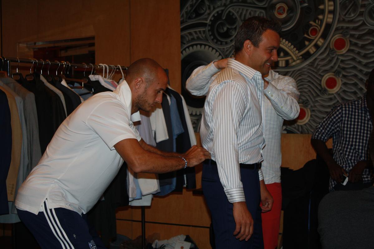 Sporting Kansas City's Aurelien Collin makes fashion debut with Tom ...