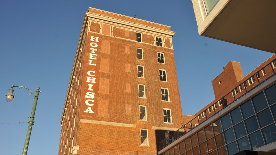 The Chisca Hotel building will put the finishing touches on its ...