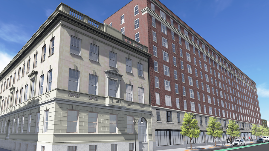 3 BU Myles Standish Hall and Annex Renovation Project perspective ...