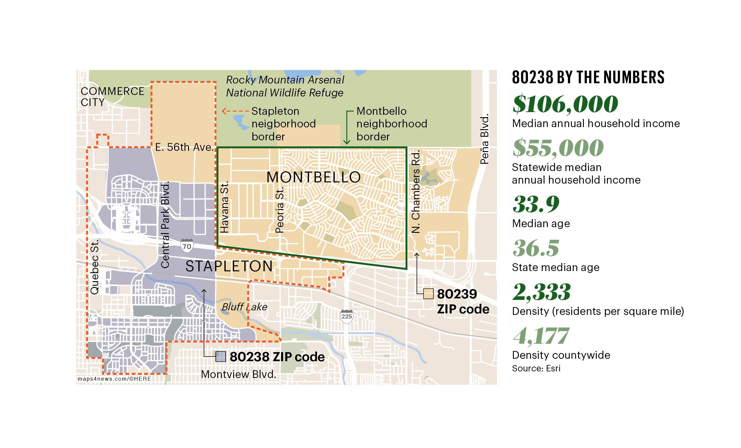 Mapa De Northfield Stapleton