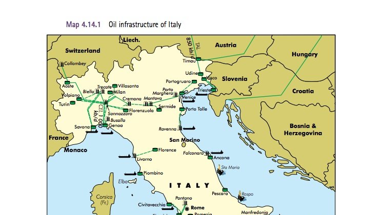 A look at Italian refineries that could receive crude oil from the ...