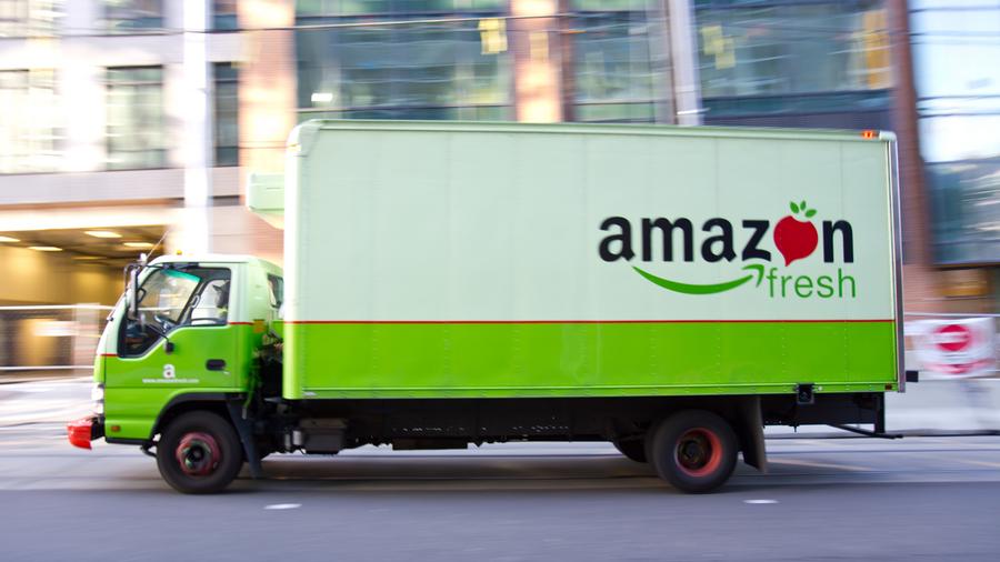 amazon Fresh truck