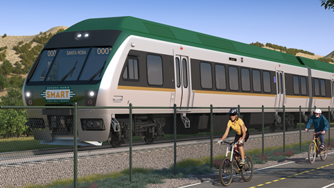 SMART train's soon-to-open station in Larkspur links North Bay ...