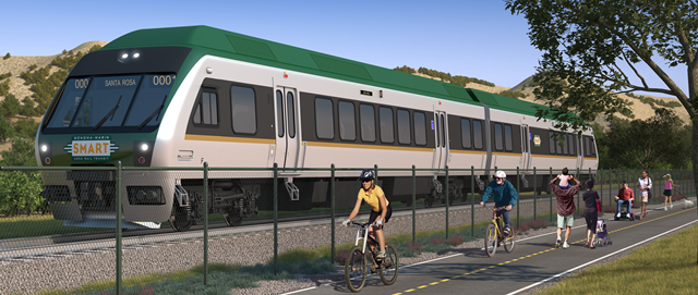 SMART train's soon-to-open station in Larkspur links North Bay ...