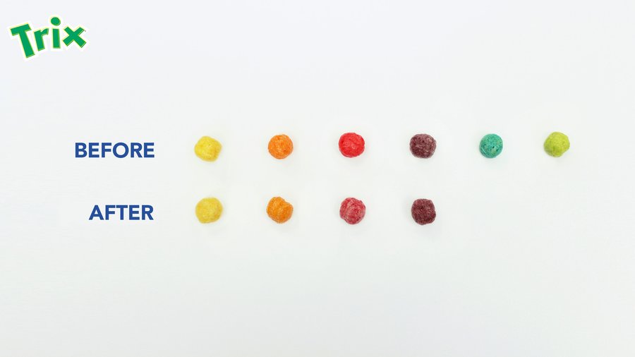 General Mills: Fine, you can have your weird Trix colors back ...