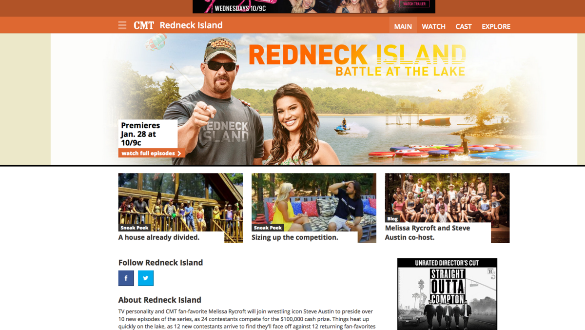 'Redneck Island: Battle at the Lake' on CMT to feature Dutch Fulp of ...