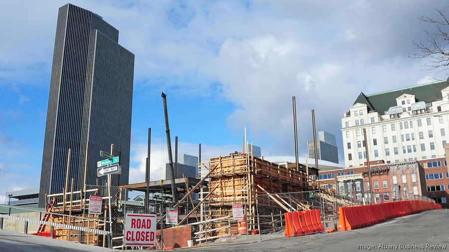 Albany, New York, convention center construction continues - Albany ...