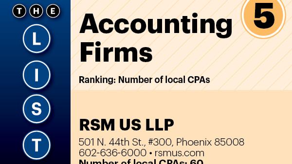Top of the Phoenix Lists: Accounting Firms - Phoenix Business Journal
