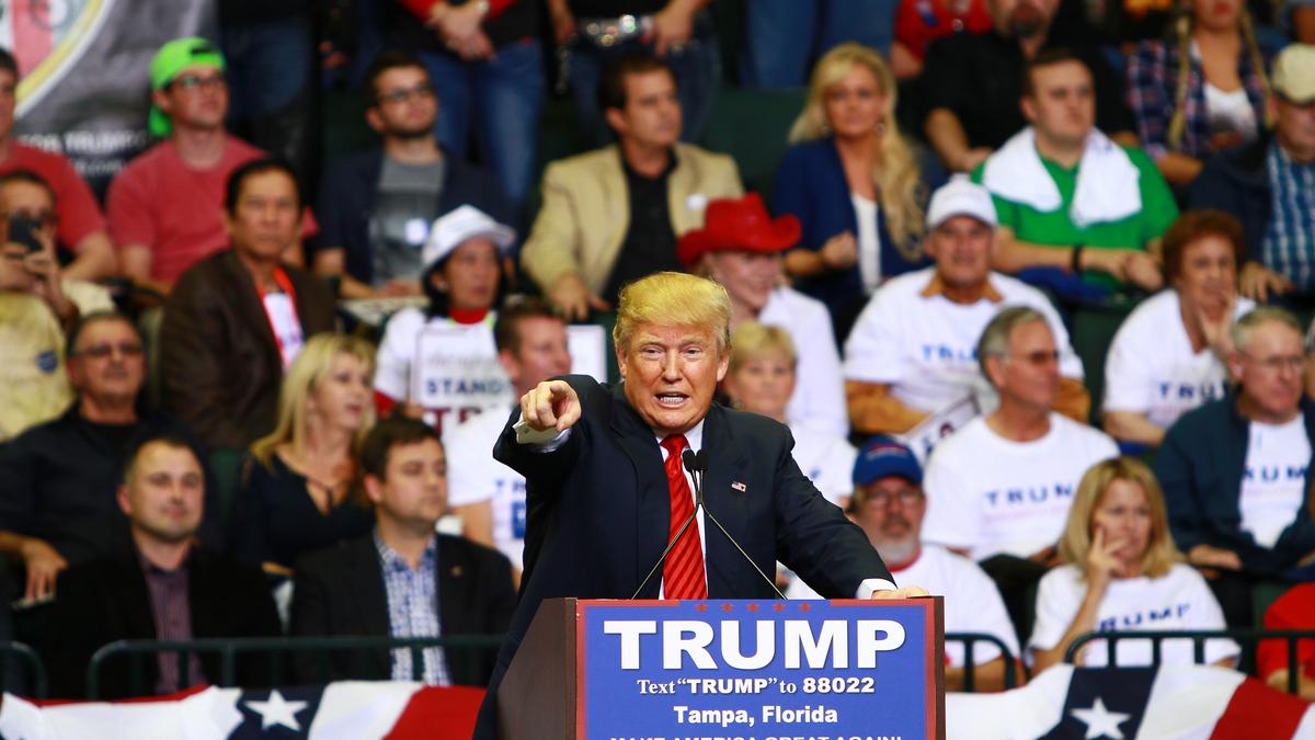Scenes from the Donald Trump rally at USF Sun Dome (Photos) - Tampa Bay ...
