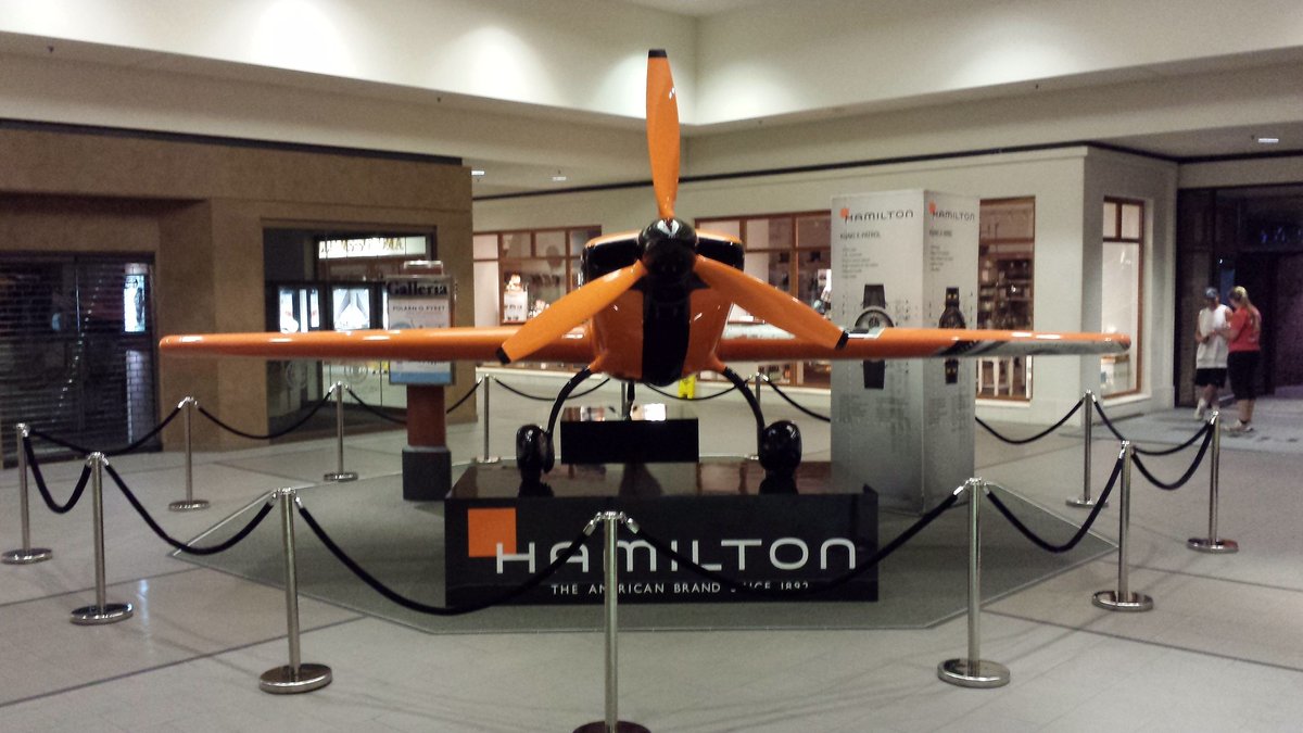 Galleria to display half-ton Hamilton racing airplane replica (Photos ...