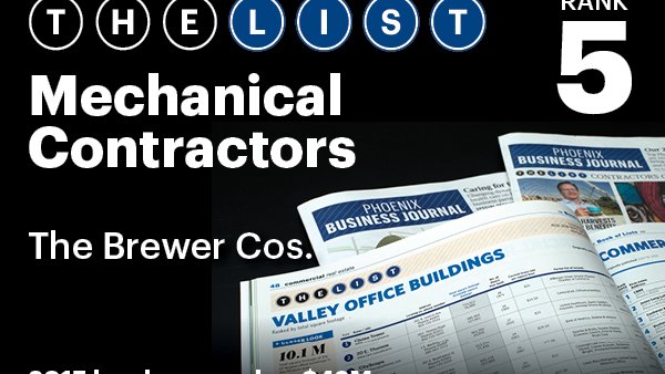 Top of the Phoenix Lists: Mechanical Contractors - Phoenix Business Journal
