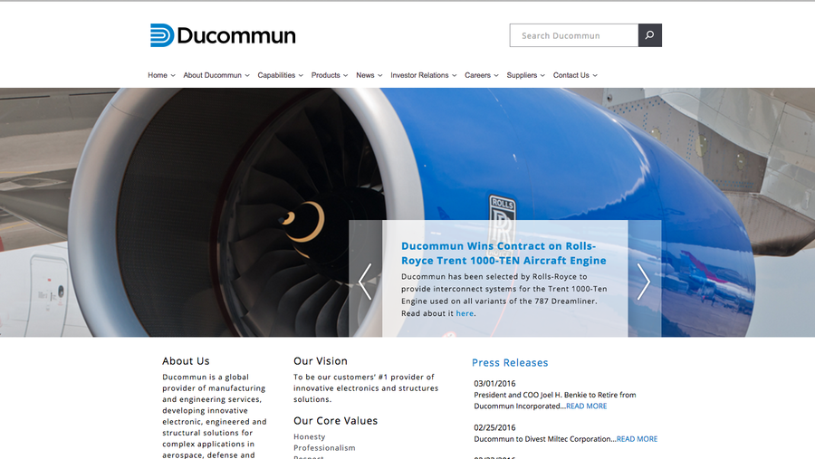 Ducommun President Benkie to retire - L.A. Business First
