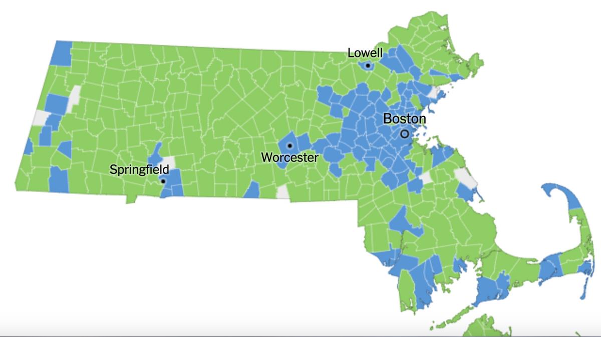 In a Massachusetts election breakdown for 2016, Hillary Clinton wins ...