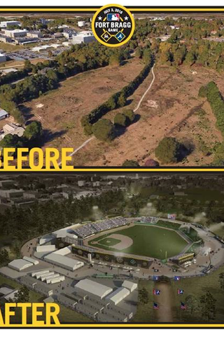 Ballpark at Fort Bragg, N.C.