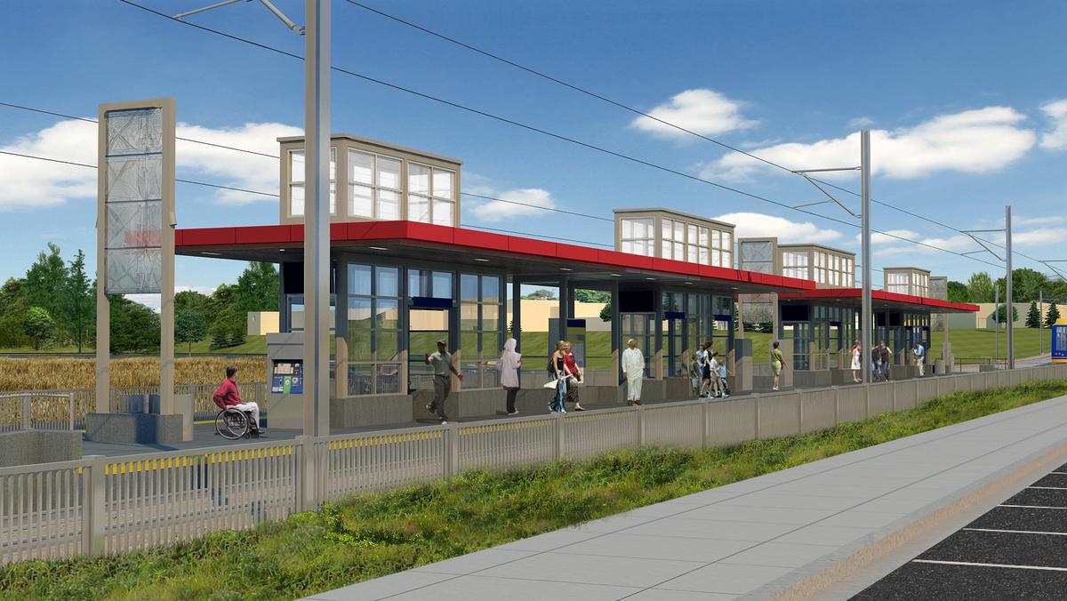 Southwest Light Rail Transit project's Golden Triangle Station: Who ...