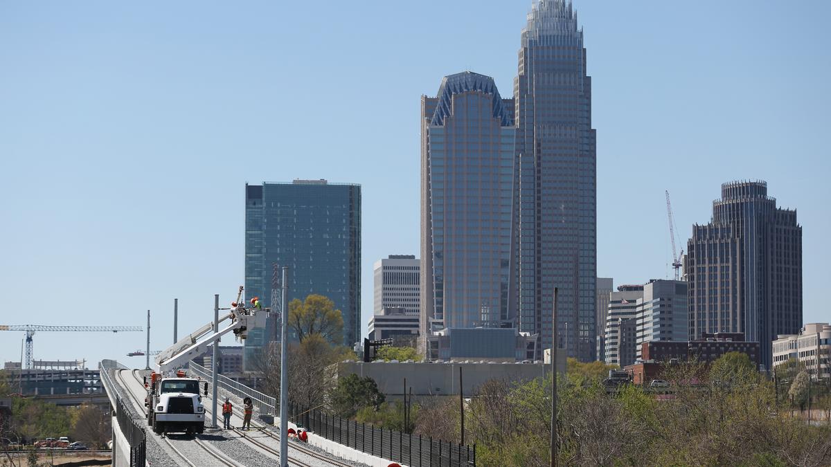 First peek at light-rail line near UNC Charlotte (SLIDESHOW ...