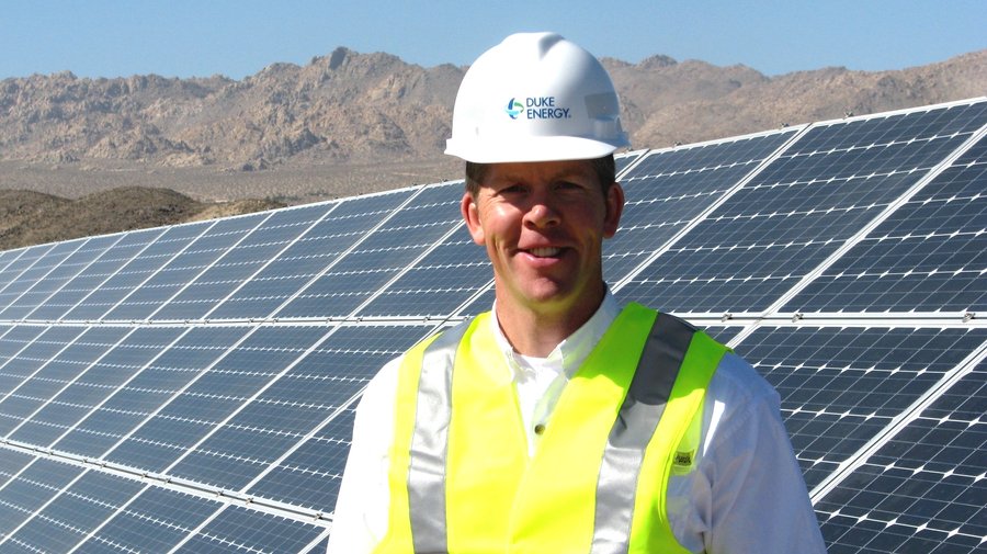 Greg Wolf at Highlander CA solar