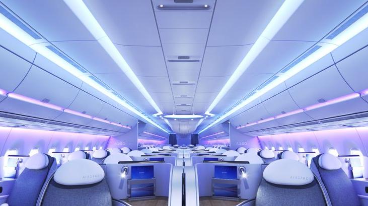Airbus unveils new aircraft cabin design it says will improve the ...