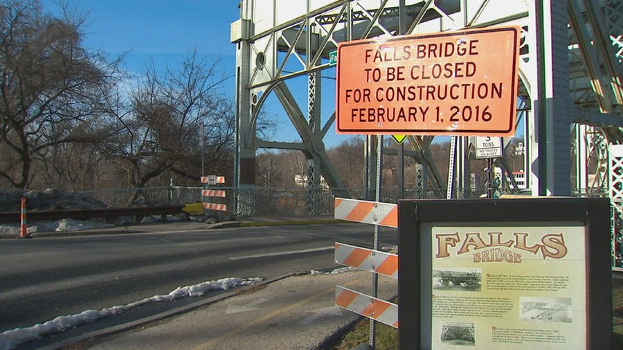 Busy East Falls Bridge reopens ahead of schedule - Philadelphia ...