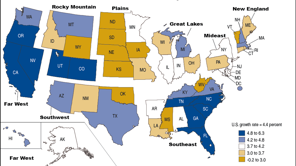 Arizona's per capita income near the bottom of US states - Phoenix ...