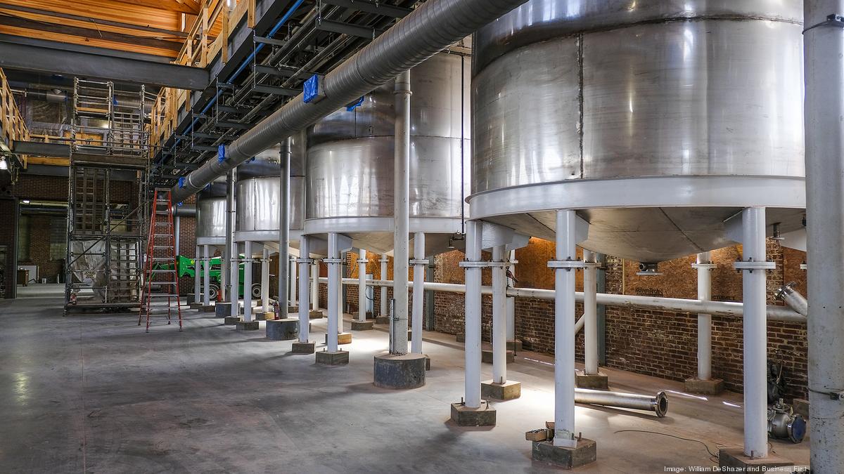 Photos of construction progress at Angel's Envy Distillery in downtown ...