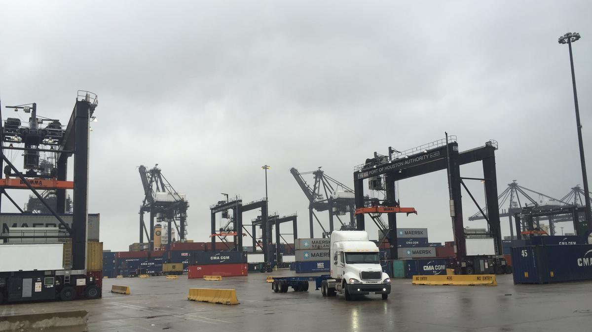 Port of Houston Bayport facility tour with Houston Business Journal ...
