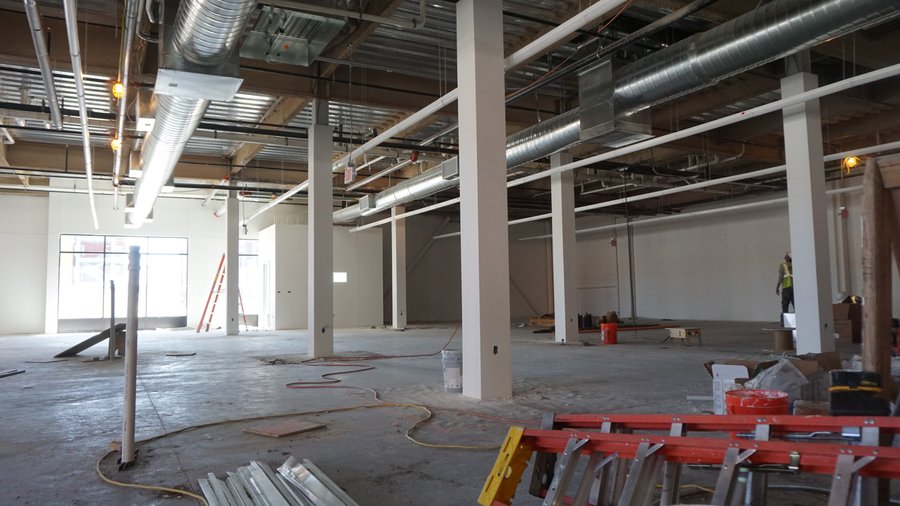 grocery store under construction