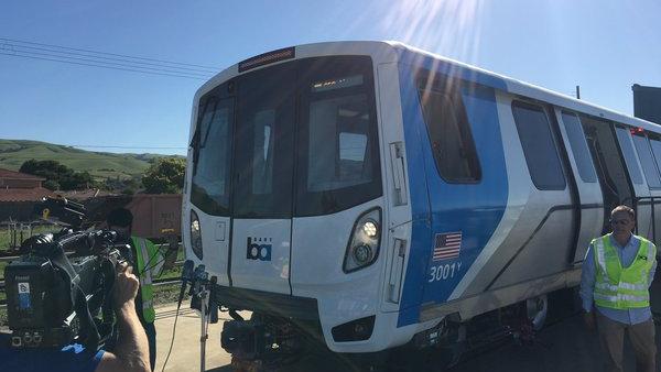 First of BART's new $2 million cars arrives — but don't get too excited ...