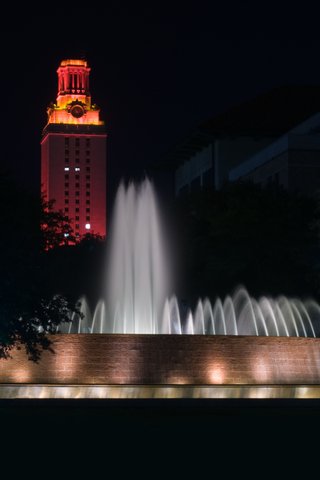 UT tower orange