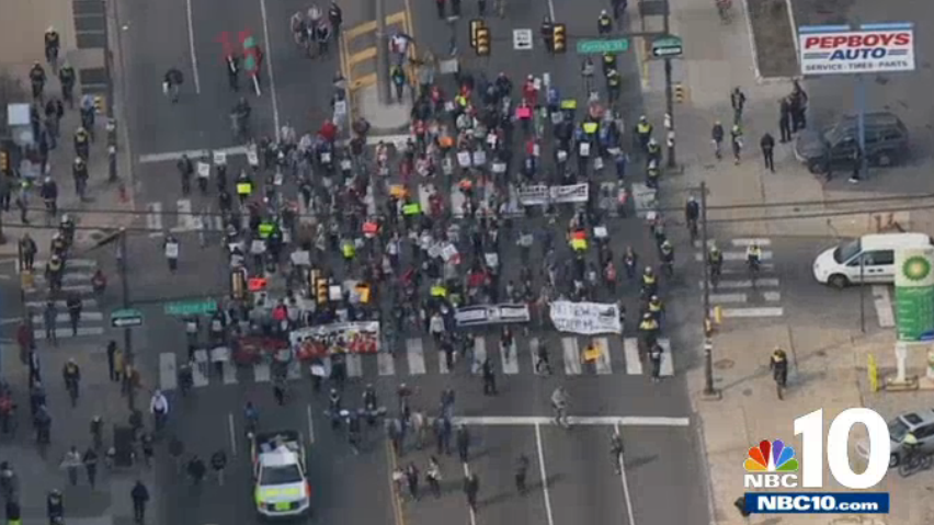 Protests in North Philly, Center City impacting rush hour traffic ...
