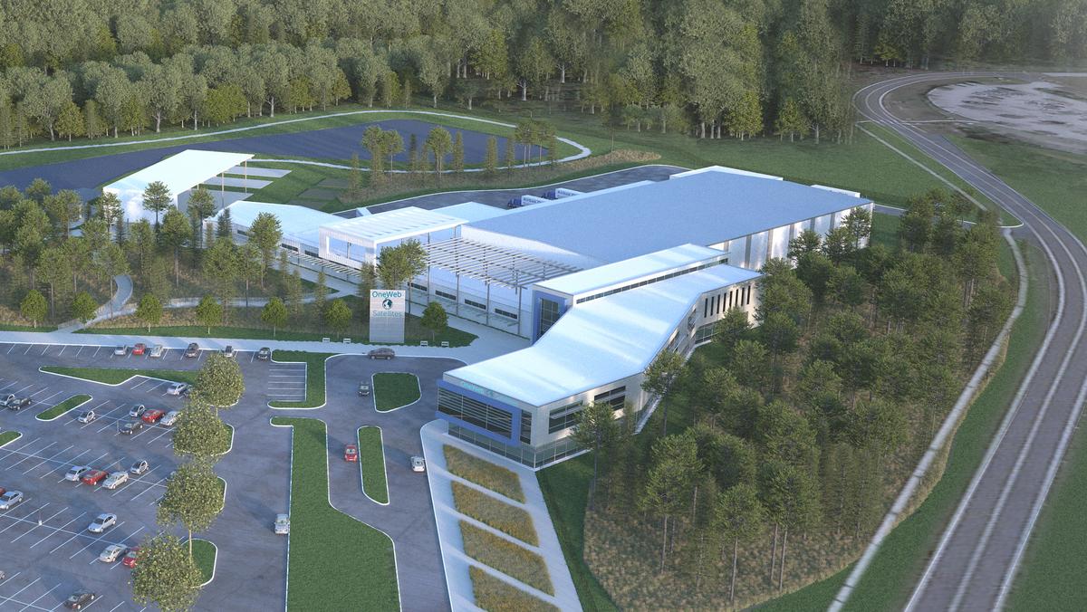 OneWeb's satellite plant goes vertical in Space Coast - Orlando ...